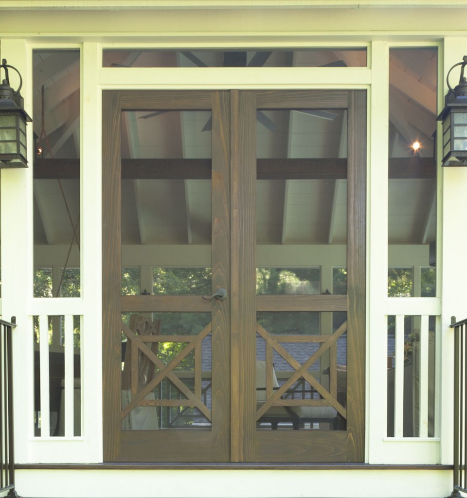 Custom Southern Cross Double Screen Doors - The Porch Store
