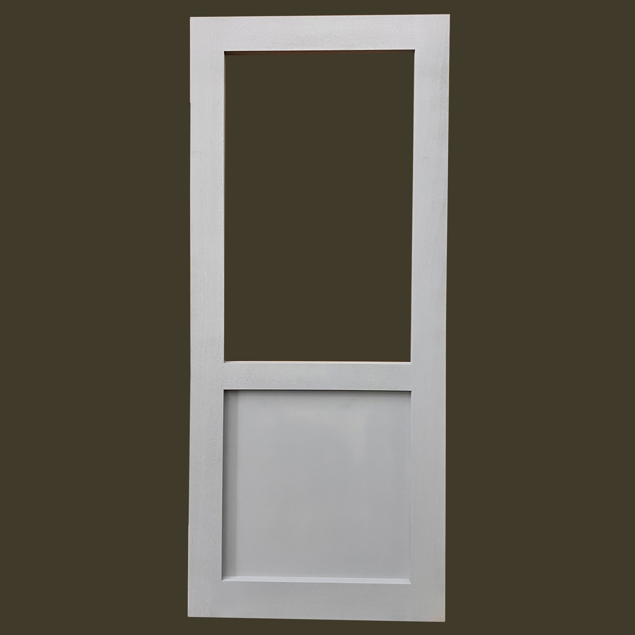 Custom Flat Paneled Single Screen Door - The Porch Store