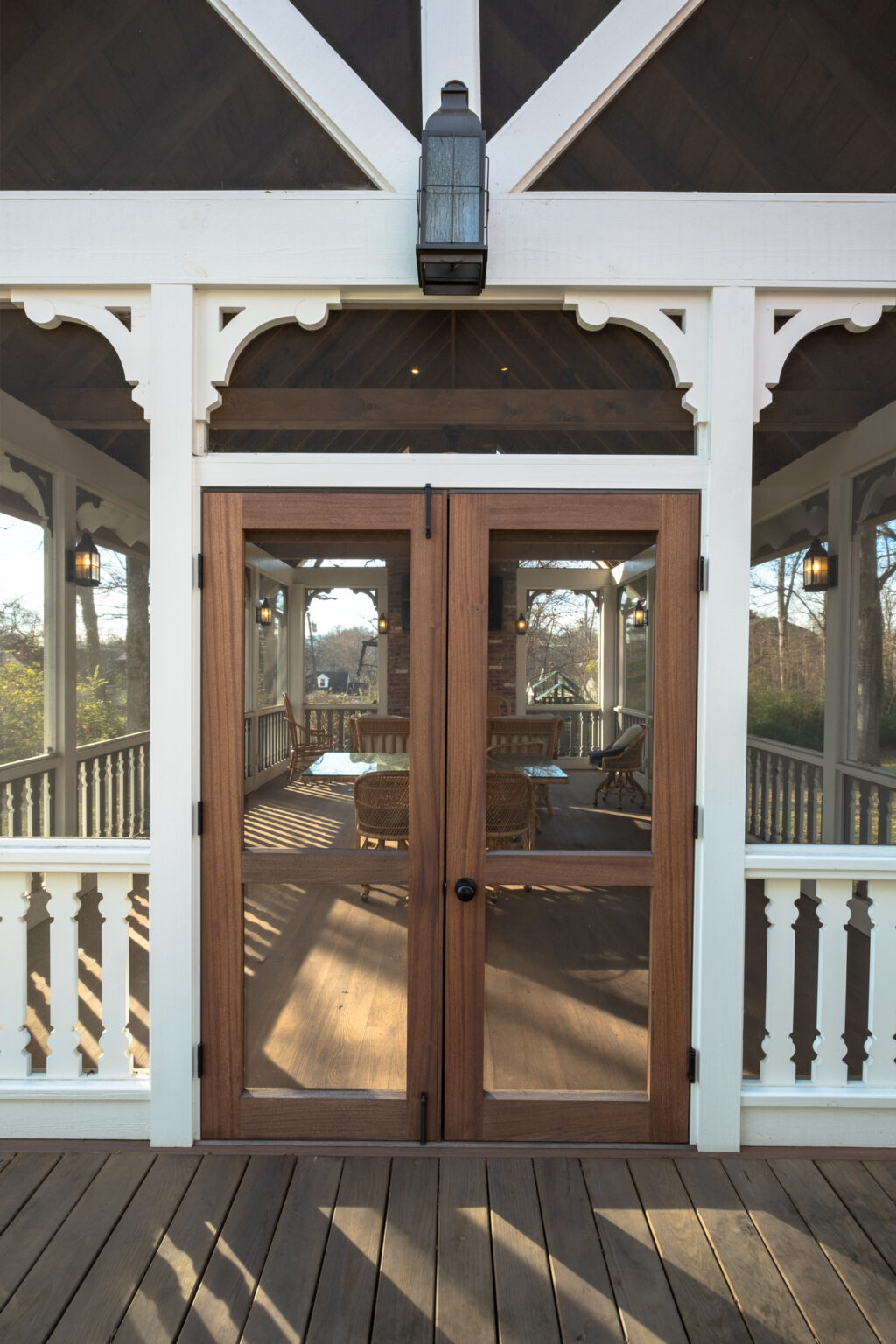 Custom Open Double Screen Doors - The Porch Store