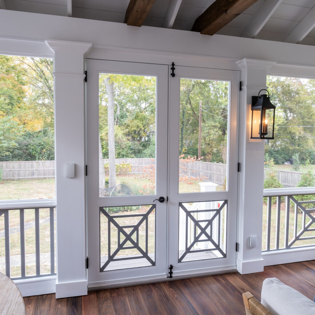 Custom Southern Cross Double Screen Doors - The Porch Store