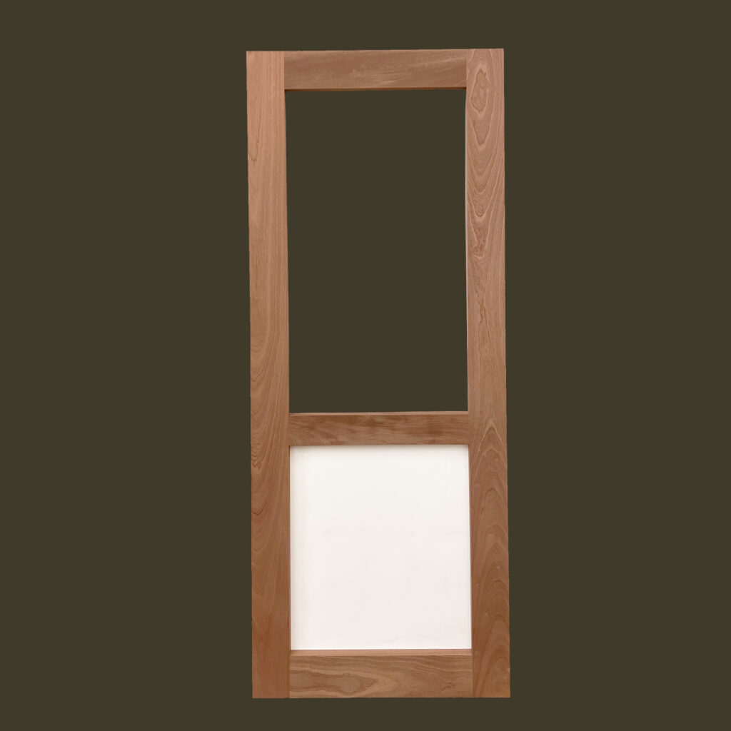 Custom Flat Paneled Single Screen Door - The Porch Store