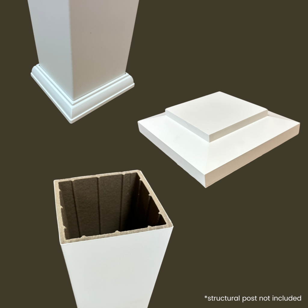 Timbertech 4.25" x 4.25" Post Sleeve and Cap Kit - The Porch Store