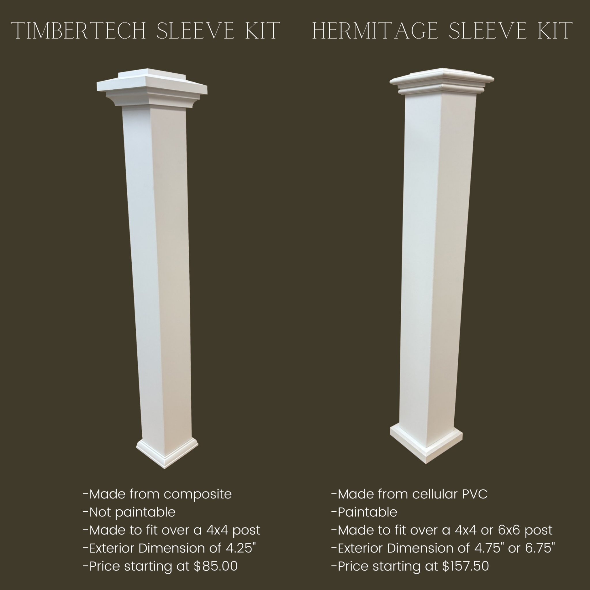 NOW SELLING Timbertech Secure Mount Structural Posts - The Porch Store
